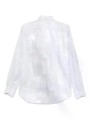 Canali Geometric-print Shirt