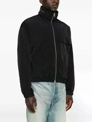 Ami Zip-up Bomber Jacket - Black