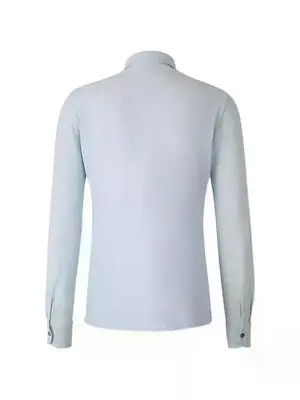 ZANONE Buttoned Long-sleeve Shirt - Blue