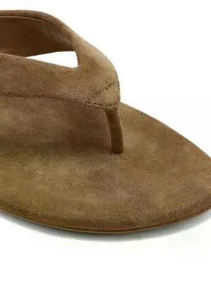 Le Monde Beryl Toe Strap Sandals - Brown