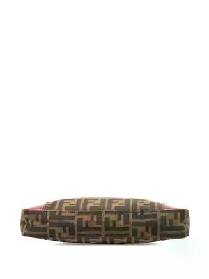 Fendi Zucca Canvas Shoulder Bag - Brown