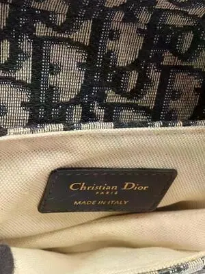 Dior 2010-2026 Mini Oblique Canvas Saddle Satchel - Brown