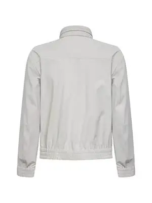Brunello Cucinelli Snap-buttoned Zip-fastening Jacket - Grey
