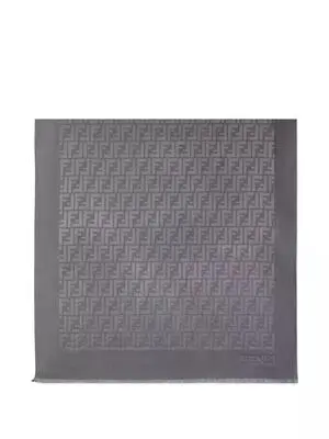 Fendi Ff Tole Scarf - Grey