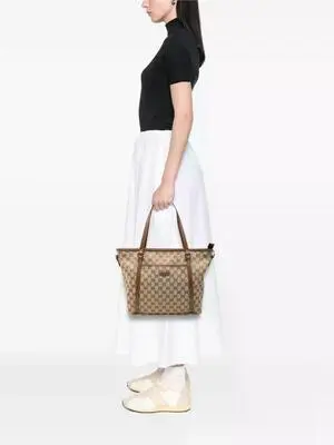 Gucci Gg Canvas Convertible Joy Tote Satchel