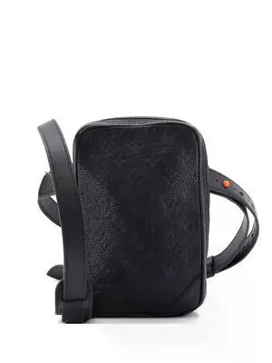 LOUIS VUITTON Side Utility Bag Monogram Taurillon Leather