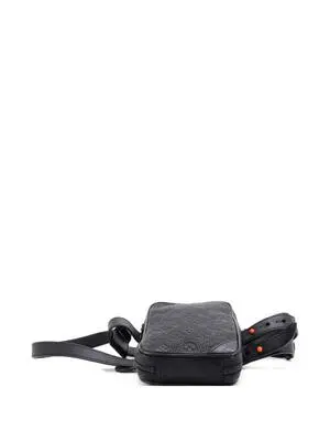 LOUIS VUITTON Side Utility Bag Monogram Taurillon Leather