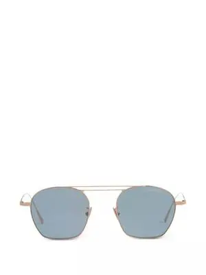 CUTLER & GROSS Geometric Sunglasses - Gold