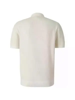 Canali Textured Polo Shirt