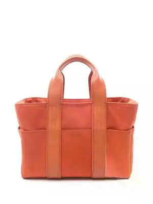 Hermès 2010-2026 Toile And Chevron Acapulco Pm Tote - Brown