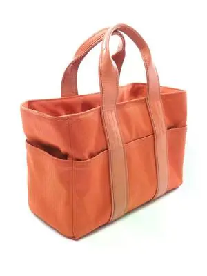 Hermès 2010-2026 Toile And Chevron Acapulco Pm Tote - Brown