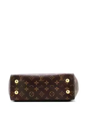 LOUIS VUITTON Cluny Top Handle Bag Monogram Canvas Bb Satchel - Brown