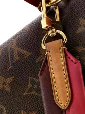 LOUIS VUITTON Cluny Top Handle Bag Monogram Canvas Bb Satchel - Brown