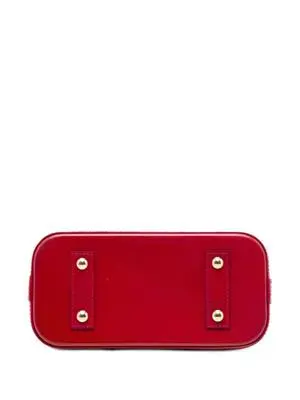 LOUIS VUITTON 2013 Monogram Vernis Alma Bb Satchel - Red