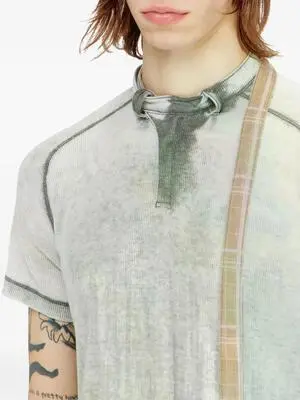 DIESEL® T-gary Tie-neck T-shirt