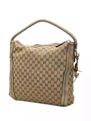 Gucci Large Gg Canvas Bella Shoulder Bag