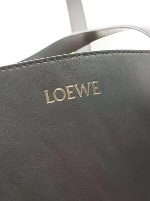 Loewe Large Calfskin Puzzle Fold Tote Bag - Grey