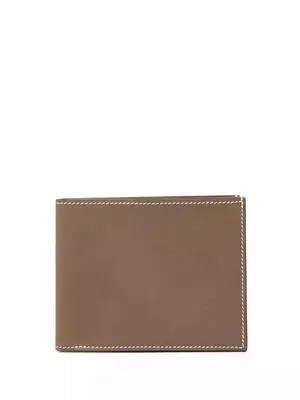 Hermès 2014 Swift Citizen Twill Compact Wallet Small Wallets - Brown