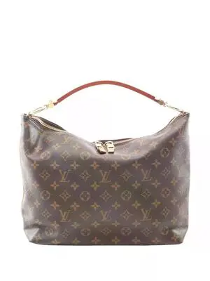 LOUIS VUITTON 2012 Monogram Sully Pm Shoulder Bag - Brown