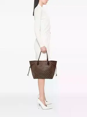 LOUIS VUITTON 2011 Damier Ebene Neverfull Mm Tote - Brown