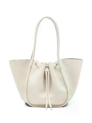 Proenza Schouler Large Ruched Tote Bag Neutrals