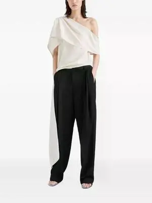 Proenza Schouler Haya One-shoulder Top - Neutrals
