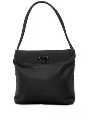Prada 2000-2012 Tessuto Shoulder Bag - Black