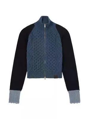 Stella McCartney Cable-knit Cardigan - Blue