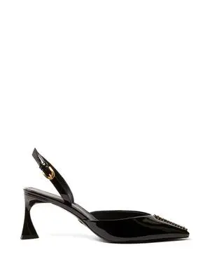 Stella McCartney Buckled Heeled Pumps - Black