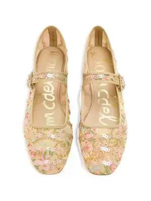 Sam Edelman Floral Sequins Ballet Flats