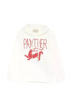 Valentino Garavani Cotton Graphic Hoodie - White