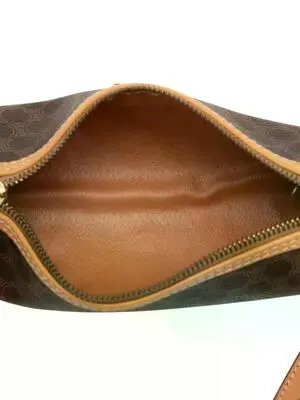Celine 2000-2026 Macadam Coated Canvas Crossbody Bag