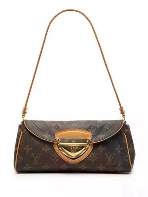 LOUIS VUITTON 2001 Monogram Pochette Beverly Shoulder Bag - Brown