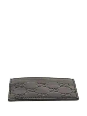 Gucci 2000-2015 Guccissima Card Holder - Black