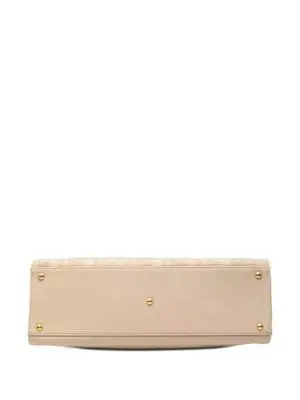 Fendi Zucca Embroidered Canvas Peekaboo X Tote Satchel