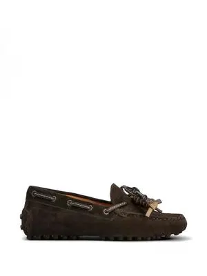 TOD'S Tassel Detail Loafers - Brown