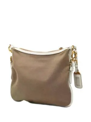 Prada Canvas Canapa Logo Crossbody Bag