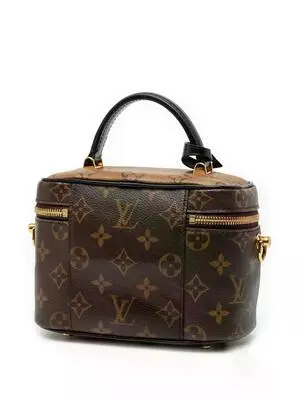 LOUIS VUITTON 2020 Monogram Reverse Vanity Pm Satchel