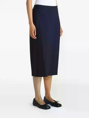 Liviana Conti Jolene Midi Skirt - Blue