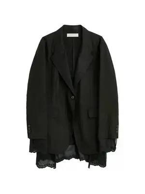 Our Legacy Reversible Drip Blazer - Black