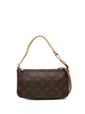 LOUIS VUITTON 2014 Monogram Pochette Accessoires Shoulder Bag - Brown