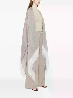 Fabiana Filippi Frayed Poncho