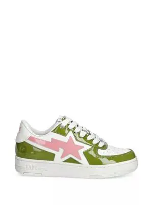 A BATHING APE Star-embellished Sneakers - Green