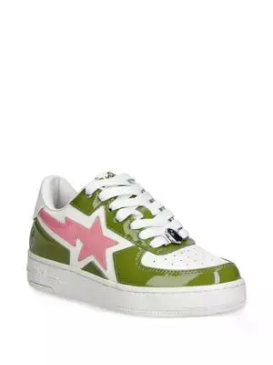 A BATHING APE Star-embellished Sneakers - Green
