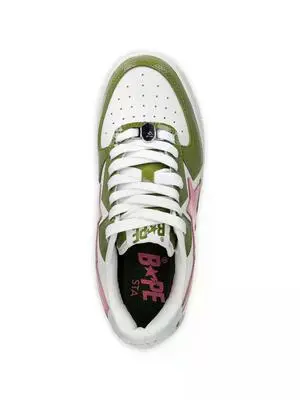 A BATHING APE Star-embellished Sneakers - Green
