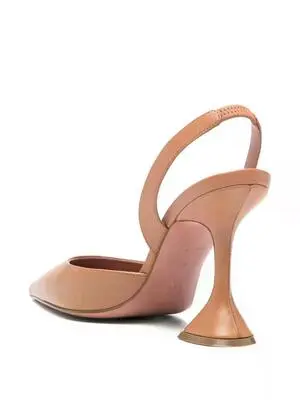 Amina Muaddi Holli Pointed Slingback Pumps