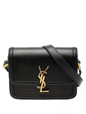Saint Laurent 2020 Small Calfskin Solferino Satchel In Box Crossbody Bag - Black