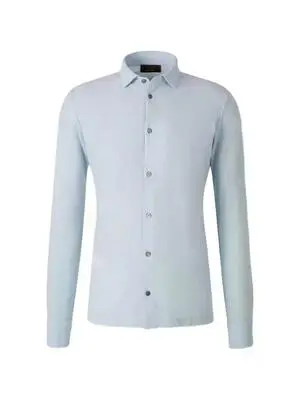 ZANONE Buttoned Long-sleeve Shirt - Blue