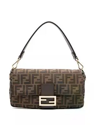 Fendi Medium Baguette Shoulder Bag - Neutrals
