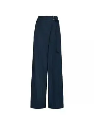 Brunello Cucinelli Sequin-embellished Tailored Trousers - Blue